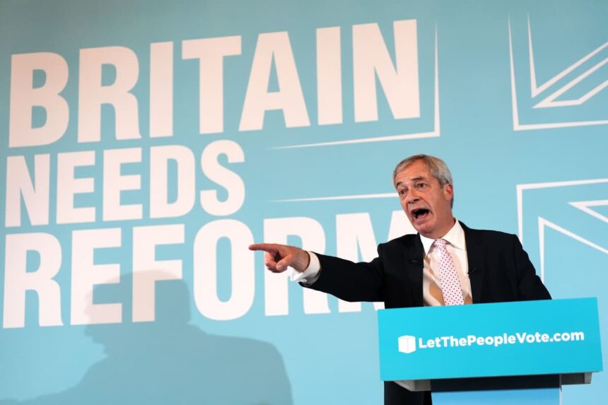 Nigel Farage promises Reform UK spending blitz on May’s local elections ...